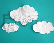 Popular items for paper clouds on Etsy