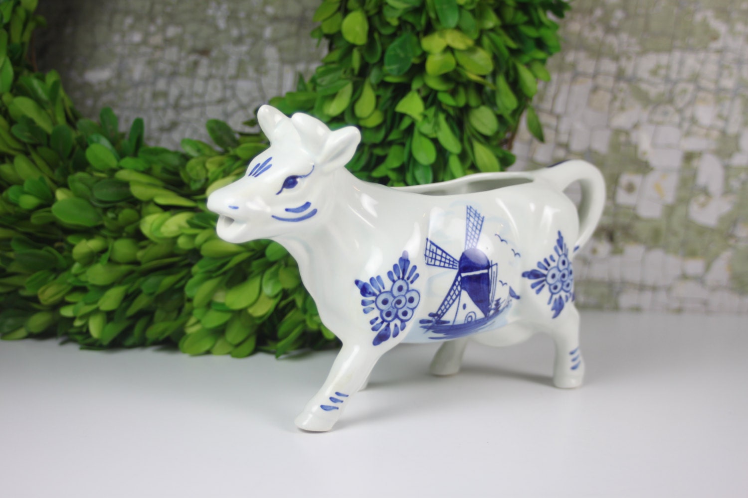 Vintage Large Delft Cow Creamer – Haute Juice