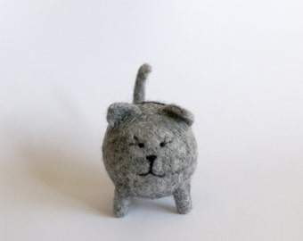 Needle felted cat | Etsy