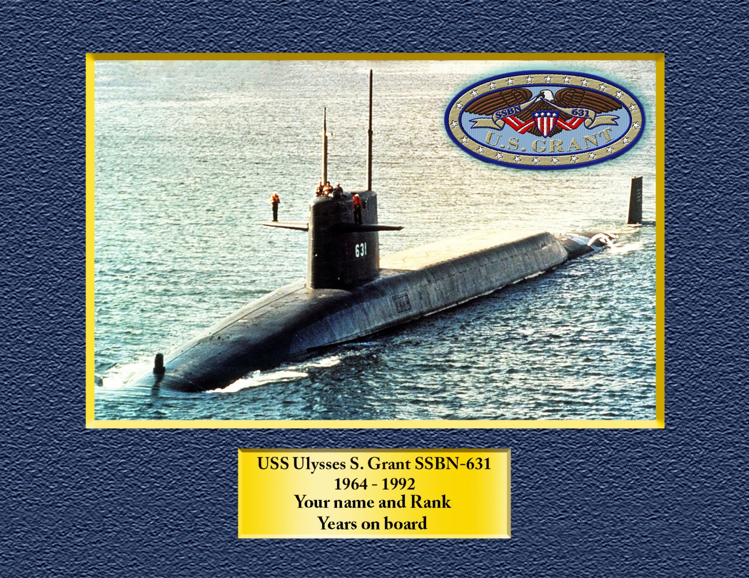 United States Navy USS Ulysses S. Grant SSBN-631 Full color