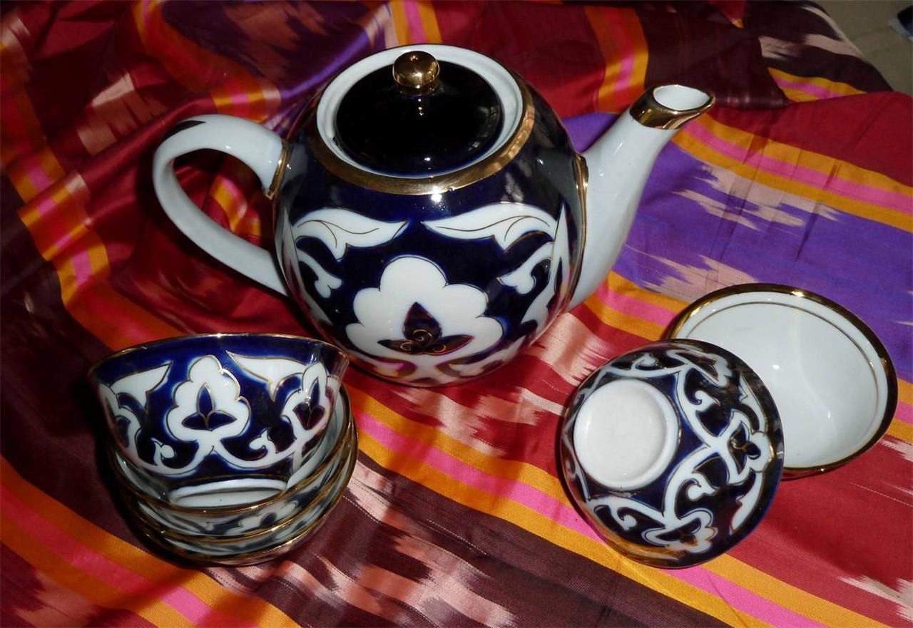 uzbek tea set PAKHTA New!!! A4621 – Haute Juice