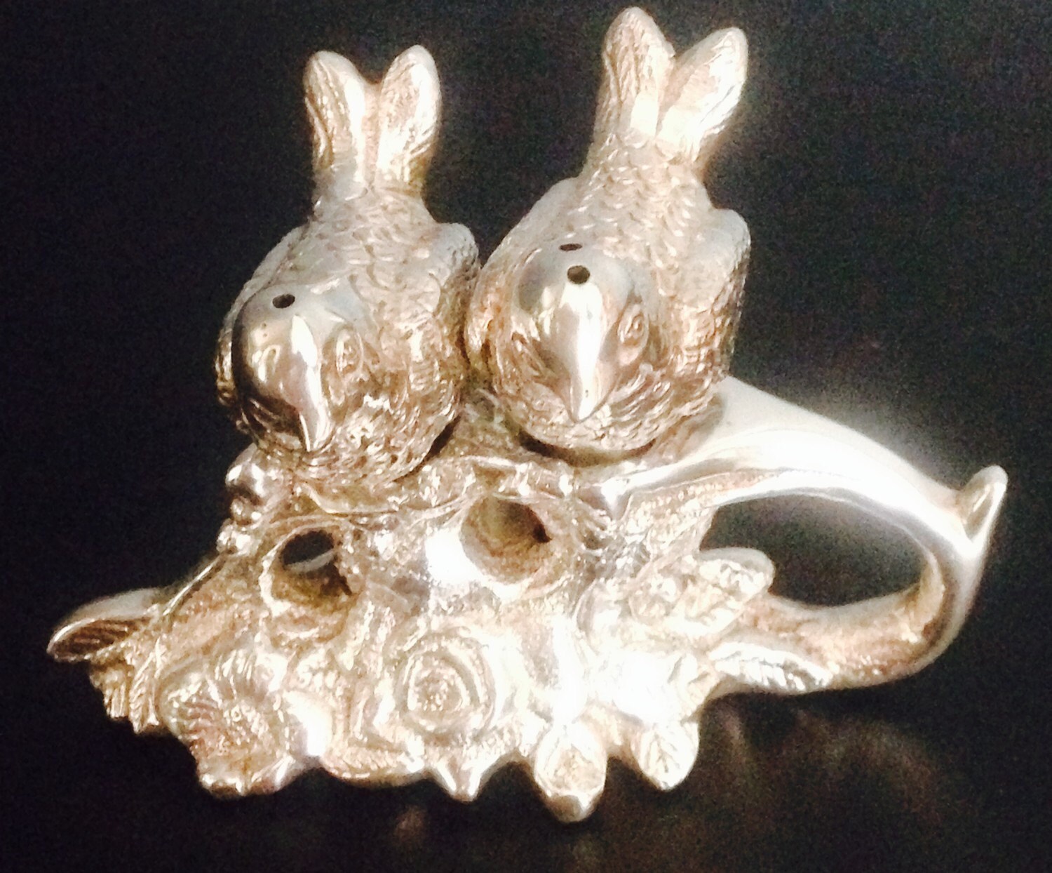 Vintage Salt and Pepper Silver Birds On Branch – Haute Juice