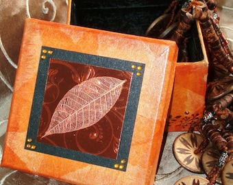 Rustic jewelry box | Etsy