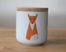 Popular items for fox jar on Etsy