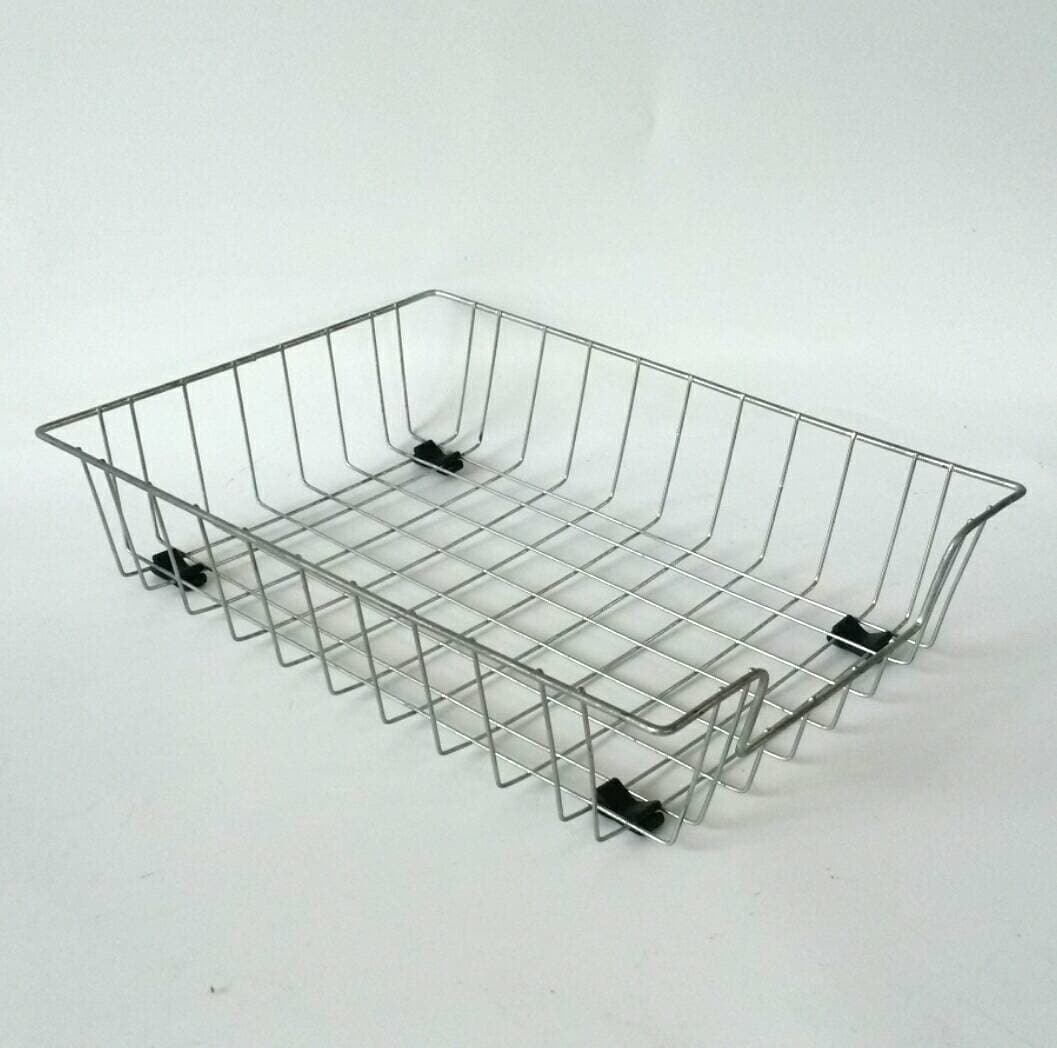 Vintage Wire Metal Inbox Outbox Office Box File Rack Case Mid Century ...