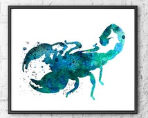 Popular items for scorpion painting on Etsy