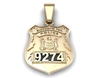 Popular items for police pendant on Etsy