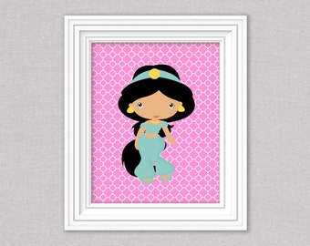 Princess Decor - Princess Print, Girls Room Decor, Princess Art, Girls ...