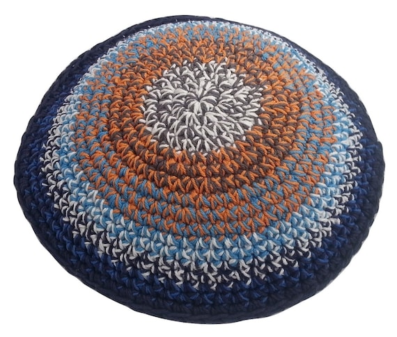 Knitted KIPPA size : 6 / 15cm Yarmulke Kipa Kippah