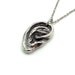 Human Ear Necklace in Pewter Anatomical Hearing Pendant Deaf
