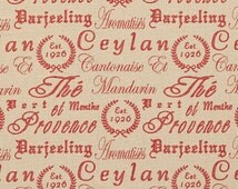 Popular items for fabric with words on Etsy