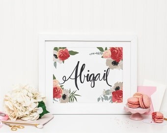 Abigail name gift | Etsy