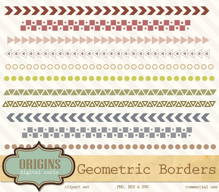 Geometric Borders Border Clipart Chevron Arrow Clip art