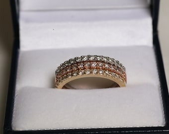 Unique tri color gold related items | Etsy