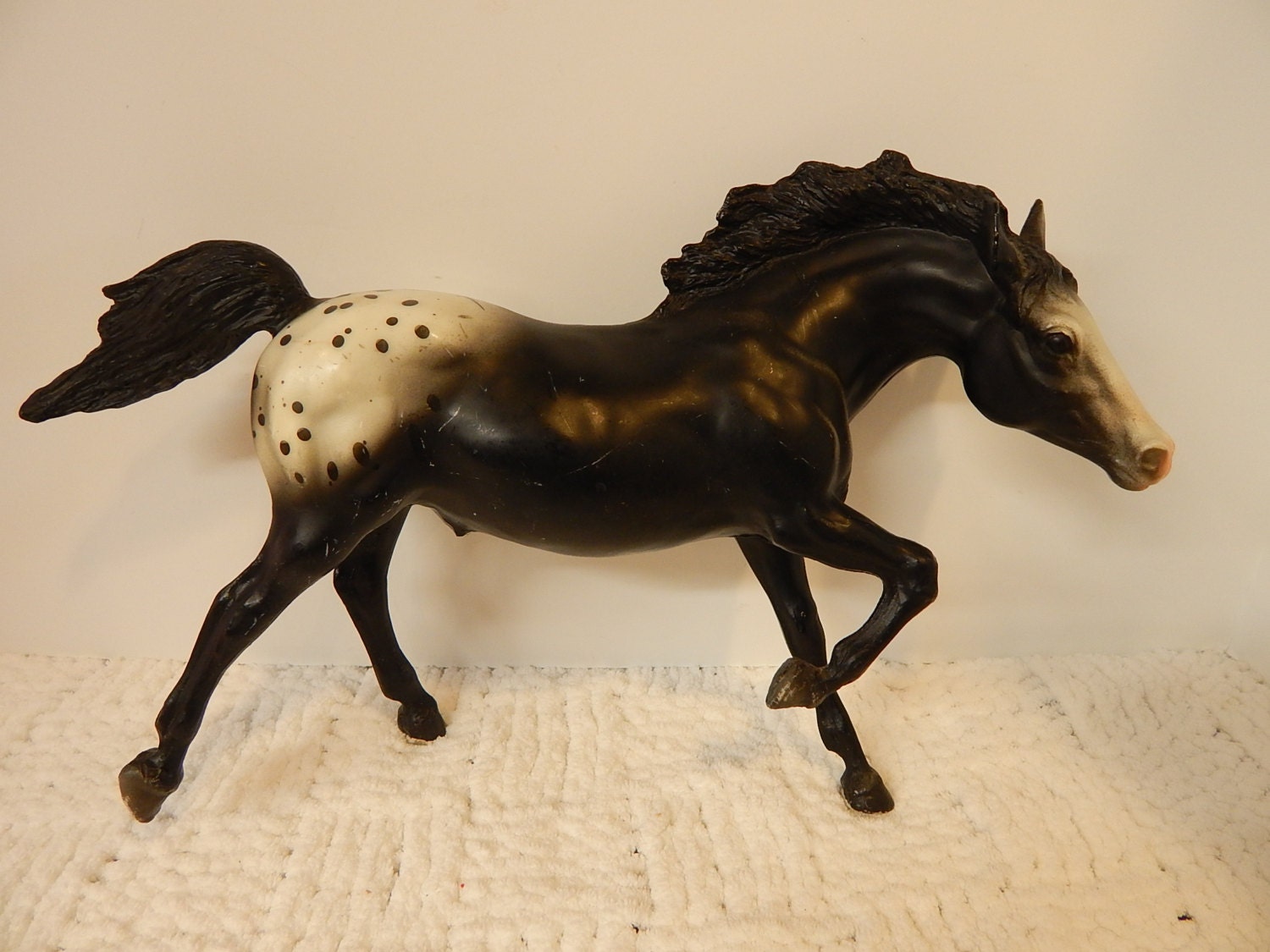 RARE vintage BREYER Running Horse Black by UpYourAlleyAntiques
