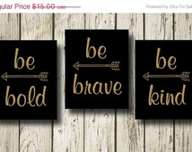 Popular items for be kind be brave on Etsy