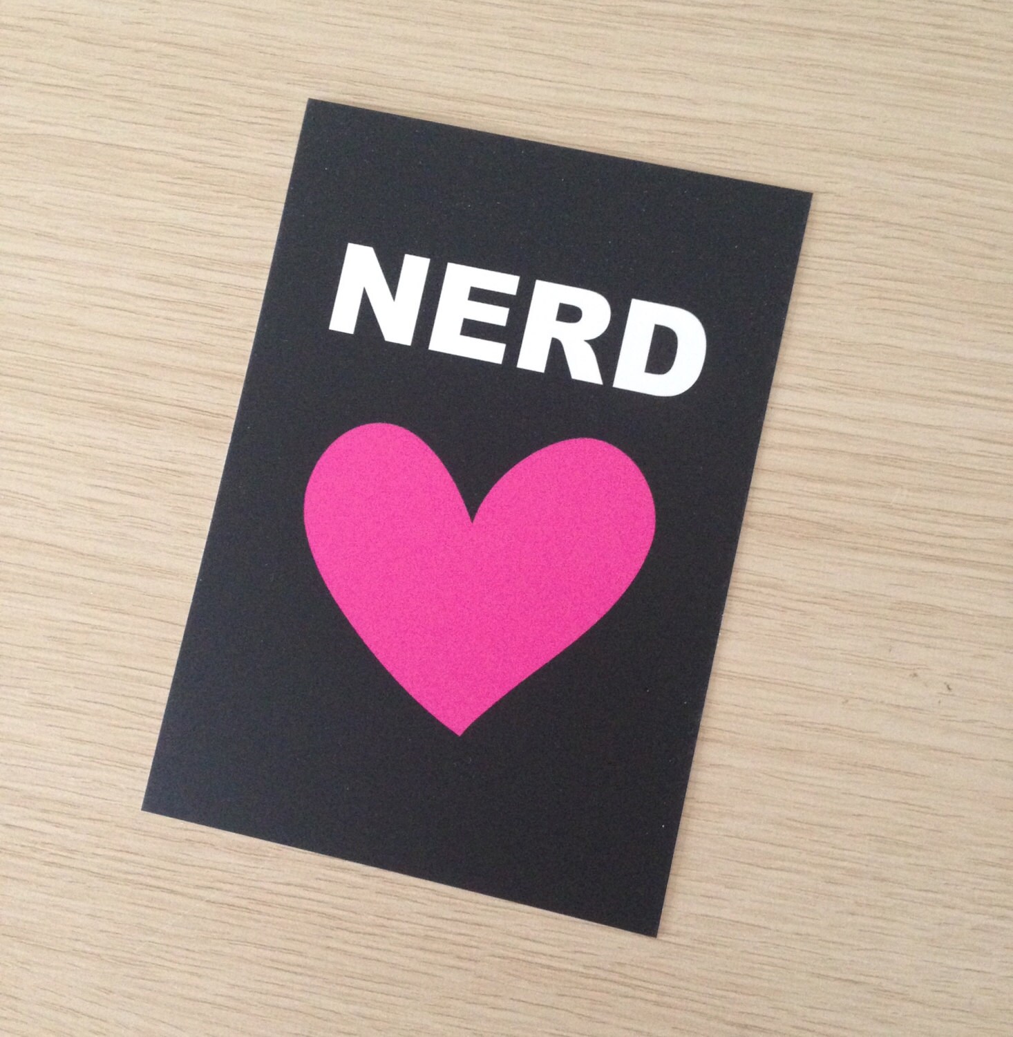 Nerd card A6 D05