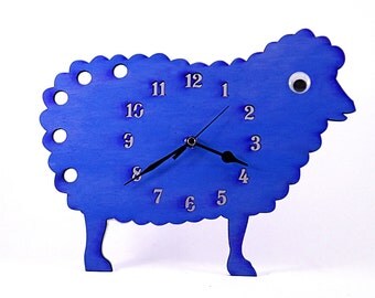 Sheep clock | Etsy