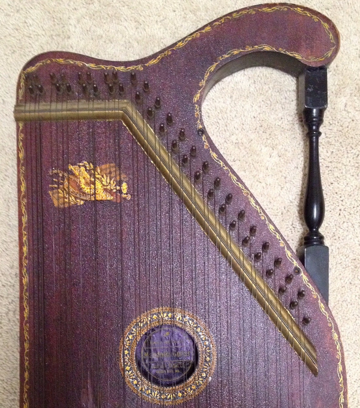 Antique Zither Antique Mandolin Guitar American Music