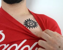 Popular items for supernatural tattoos on Etsy