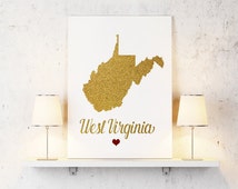 Popular items for west virginia art on Etsy