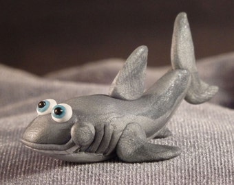 Polymer clay shark | Etsy