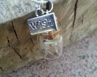 Glass vial necklace | Etsy