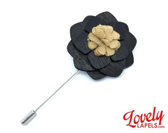 Wooden boutonniere | Etsy