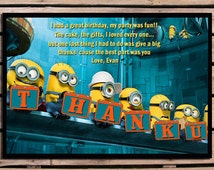 Unique minion thank you related items | Etsy