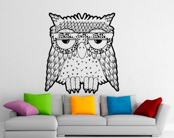 Owl window decals | Etsy