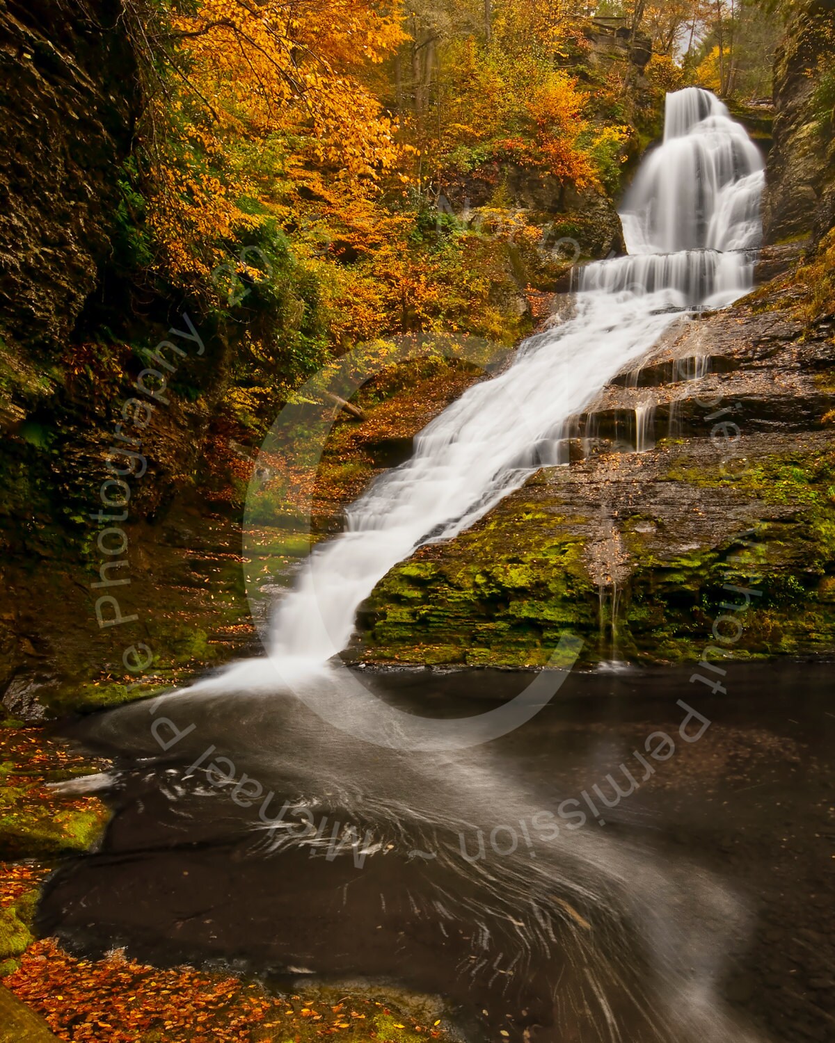 The Beautiful Waterfalls of the Delaware by MikePylePhotography