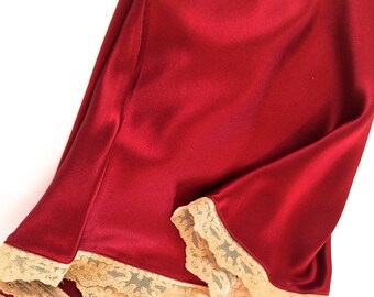Popular items for red half slip on Etsy