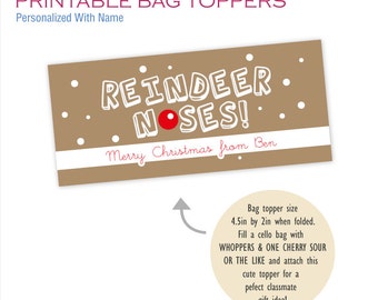 Reindeer noses bag | Etsy