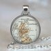Antique World Map pendant world map necklace by thependantemporium