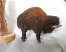 Popular items for felted buffalo on Etsy