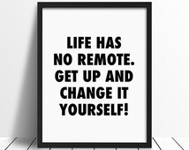 Popular items for life has no remote on Etsy