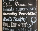 Corrections officer | Etsy