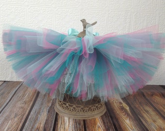 Items similar to Made to Order Ribbon-trimmed Tulle Tutu Sz NB-3T, Your ...