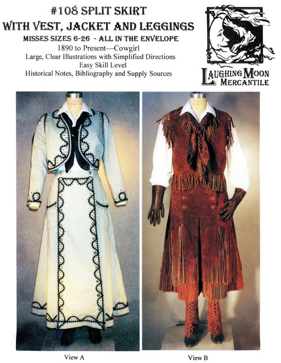 patron couture robe western
