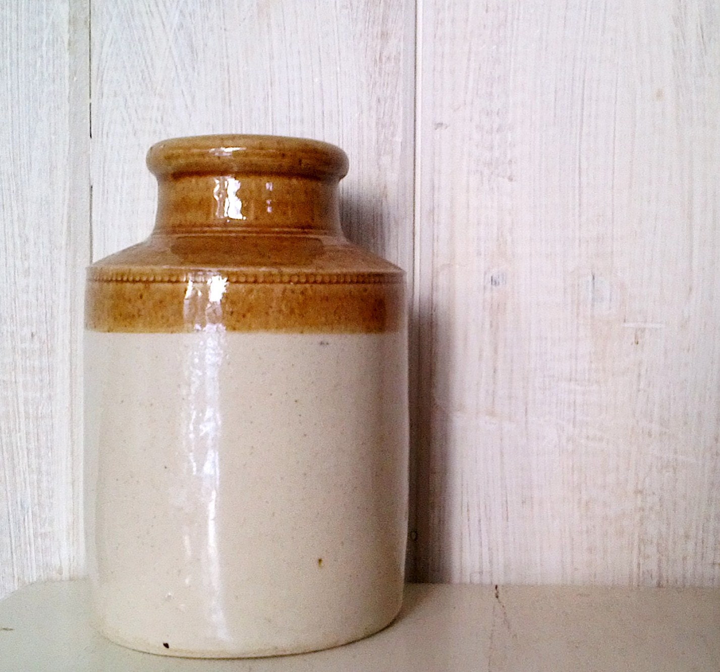 Antique James Stiff G Lambeth Stoneware Pottery Bottle Jar Jug