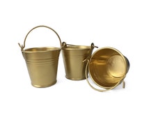 Popular items for gold bucket on Etsy