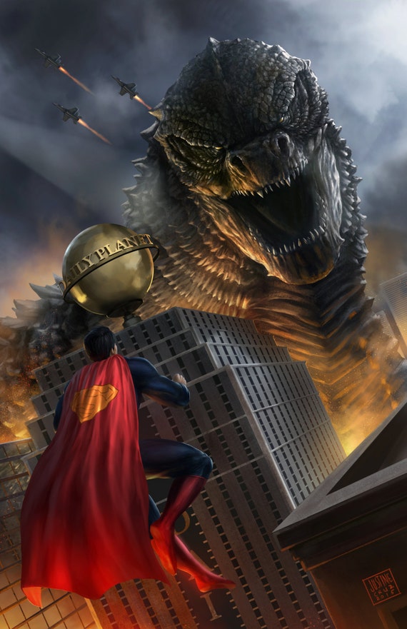 Superman(Man of steel) vs Godzilla(2014 movie) | SpaceBattles