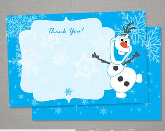 Unique olaf thank you related items | Etsy