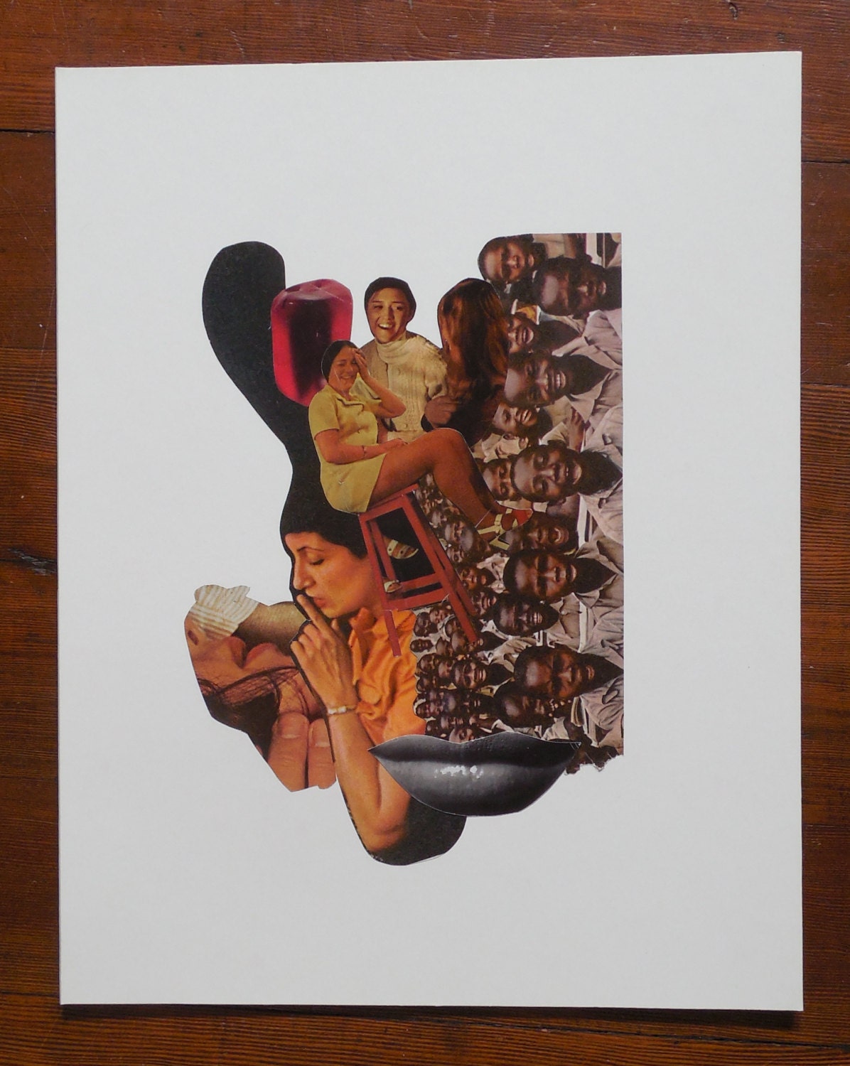 Original Handmade Collage 12x14 by CrystalDorval on Etsy