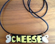 Popular items for cheese necklace on Etsy