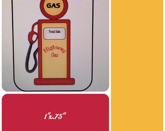 Gas tank stickers | Etsy