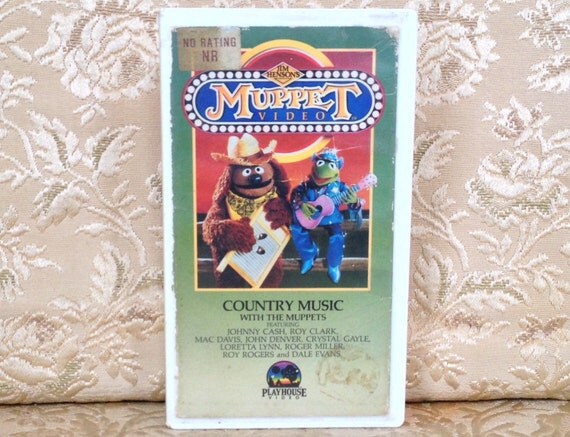 Items similar to Country Music with the Muppets 1985 Rare VHS Video ...