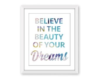 Popular items for inspiration wall art on Etsy