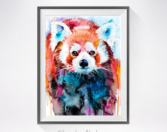 Panda painting | Etsy