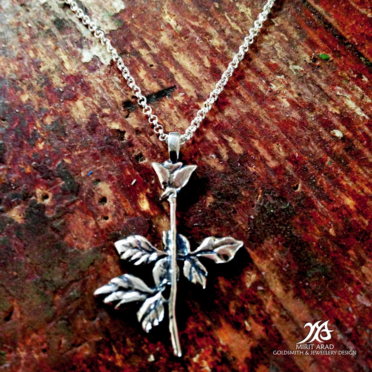 Depeche Mode Violator Rose sterling silver by LittleTreasuresByMir